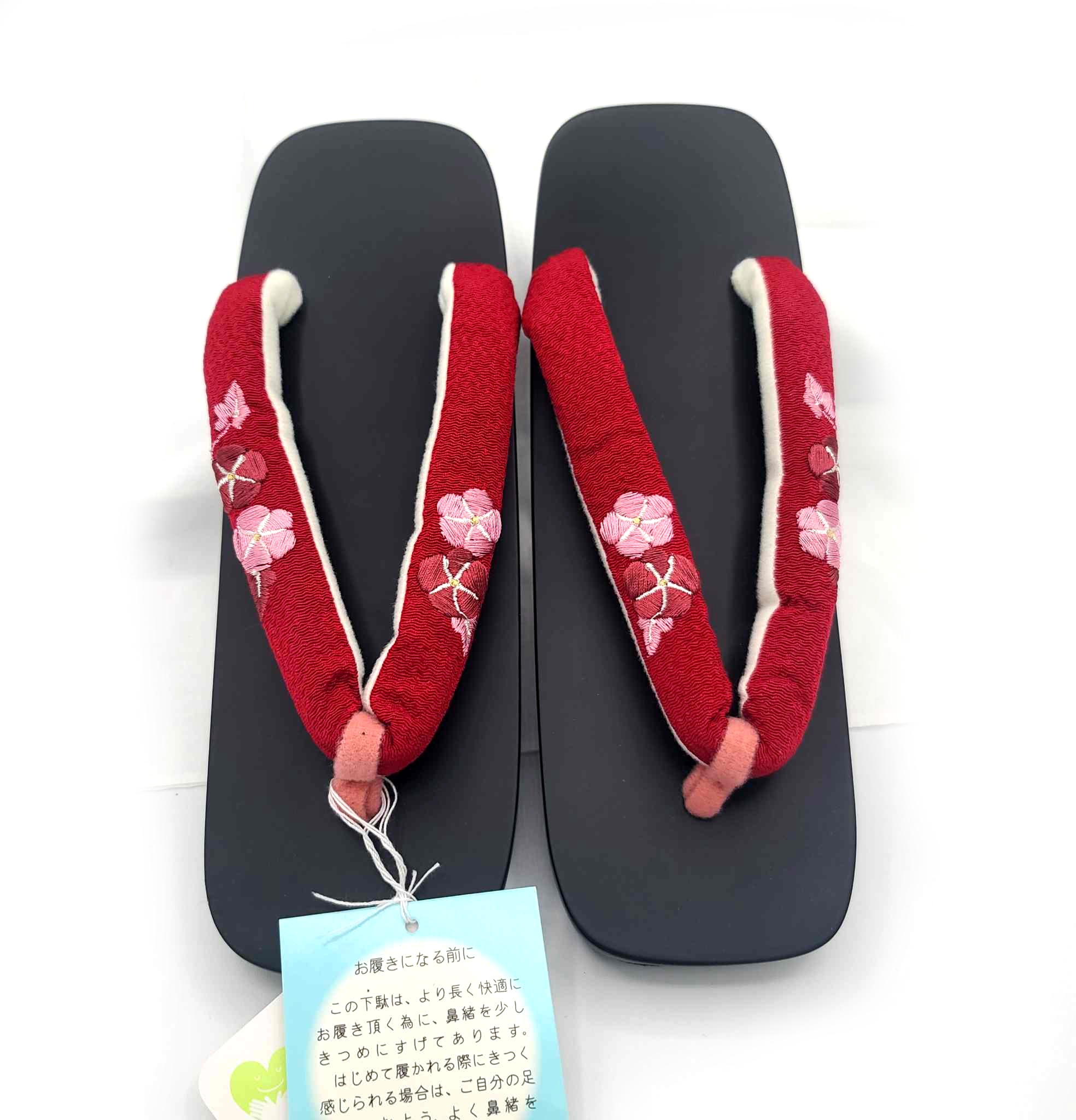 Red Strap Ukon Geta featuring Morning Glories – Tangerine Mountain